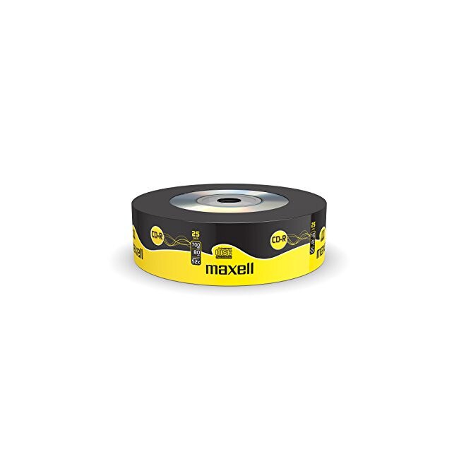 Оптичен диск CD-R Maxell, 52X, 700MB, 25 броя - eMAG.bg