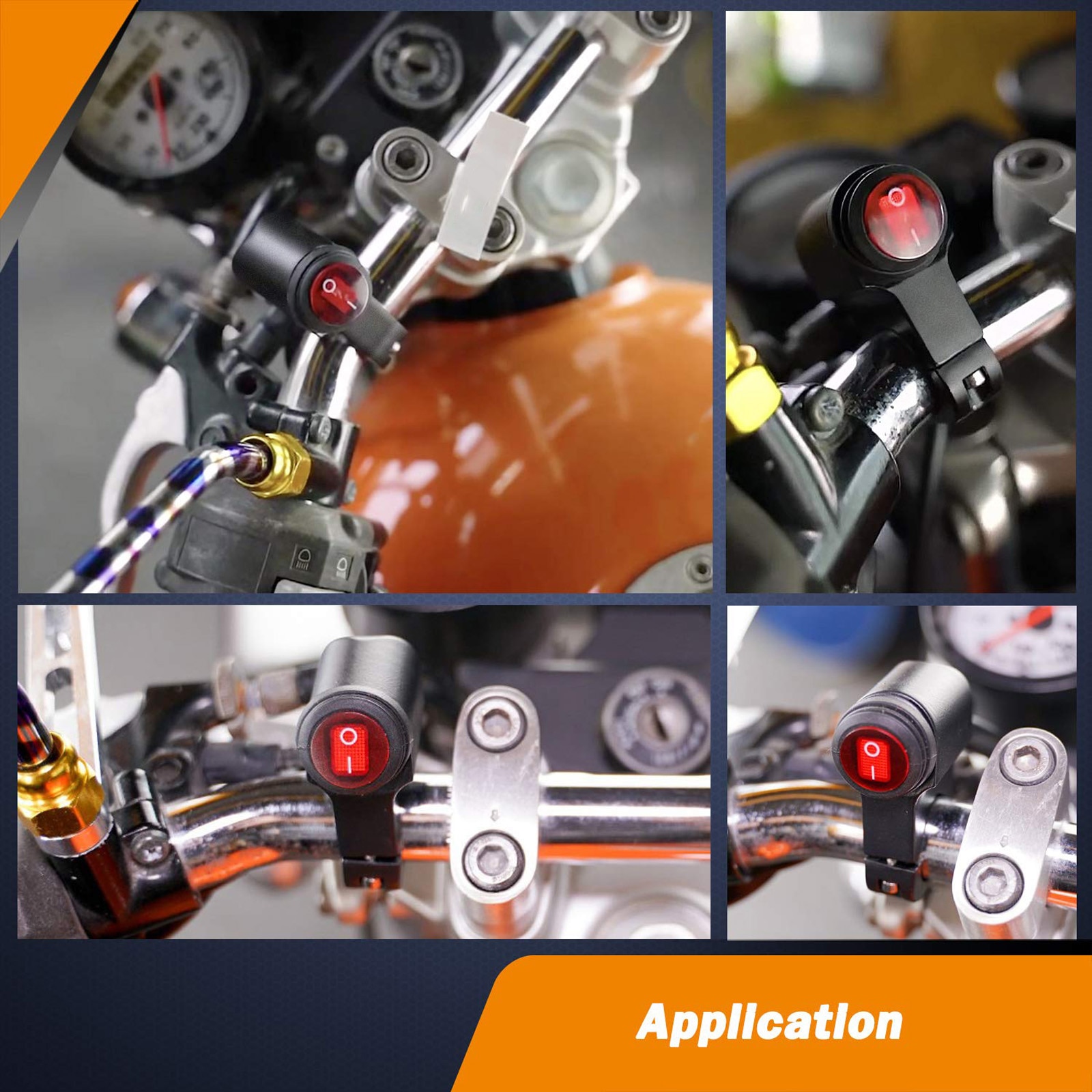 Intrerupator ghidon moto, Axroad Mall, Claxon, lumini si semnalizare ...
