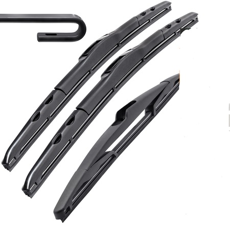 Set de 3 stergatoare hybrid premium parbriz si luneta pentru BMW X3 E83 ...