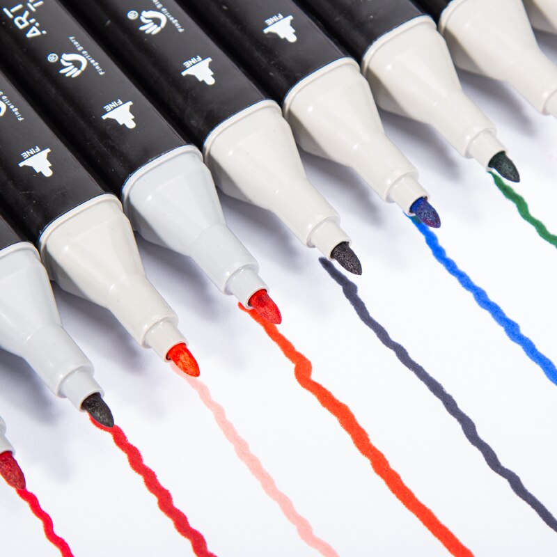 Set 48 Carioci Profesionale pentru Copii, Markere Multicolore cu ...