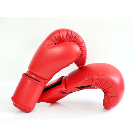 Manusi box, Piele ecologica, Rosu, 10 Oz - eMAG.ro