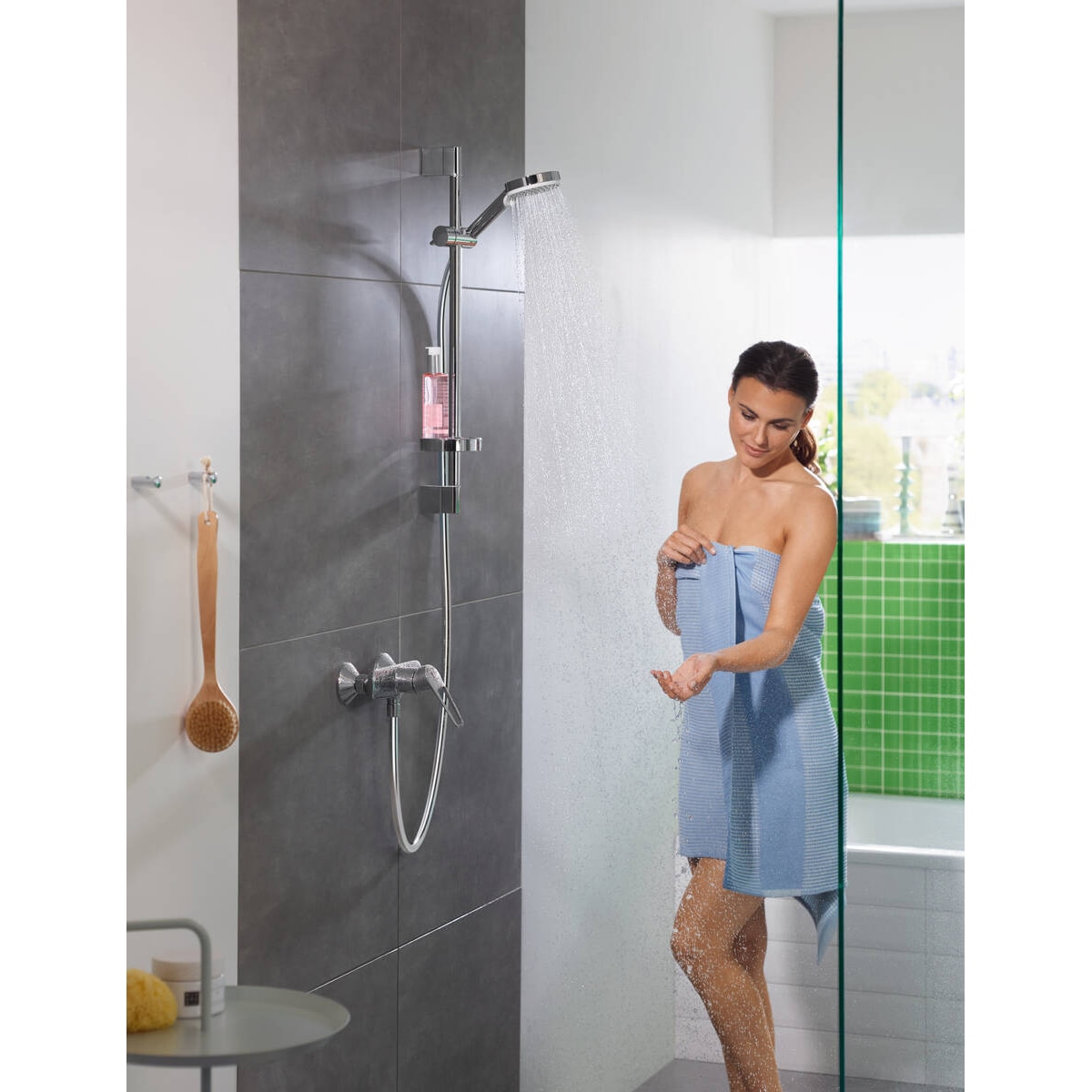 Set dus 650mm cu Cassetta HG Crometta 26553400 Hansgrohe - eMAG.ro