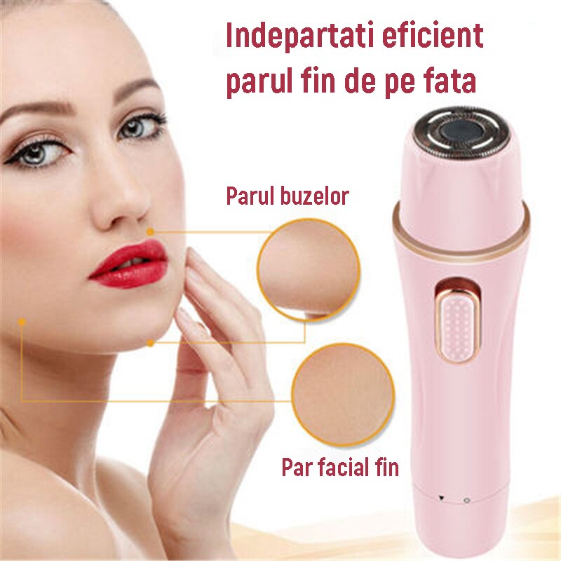 Trimmer facial, Vaxiuja, 4in1, Incarcare USB Type-C, Rezistent La Apa ...