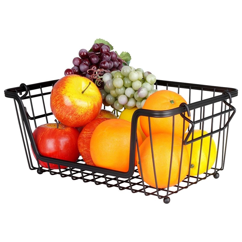 Cos pentru fructe, Vilde, pentru fructe si legume metalic negru loft ...