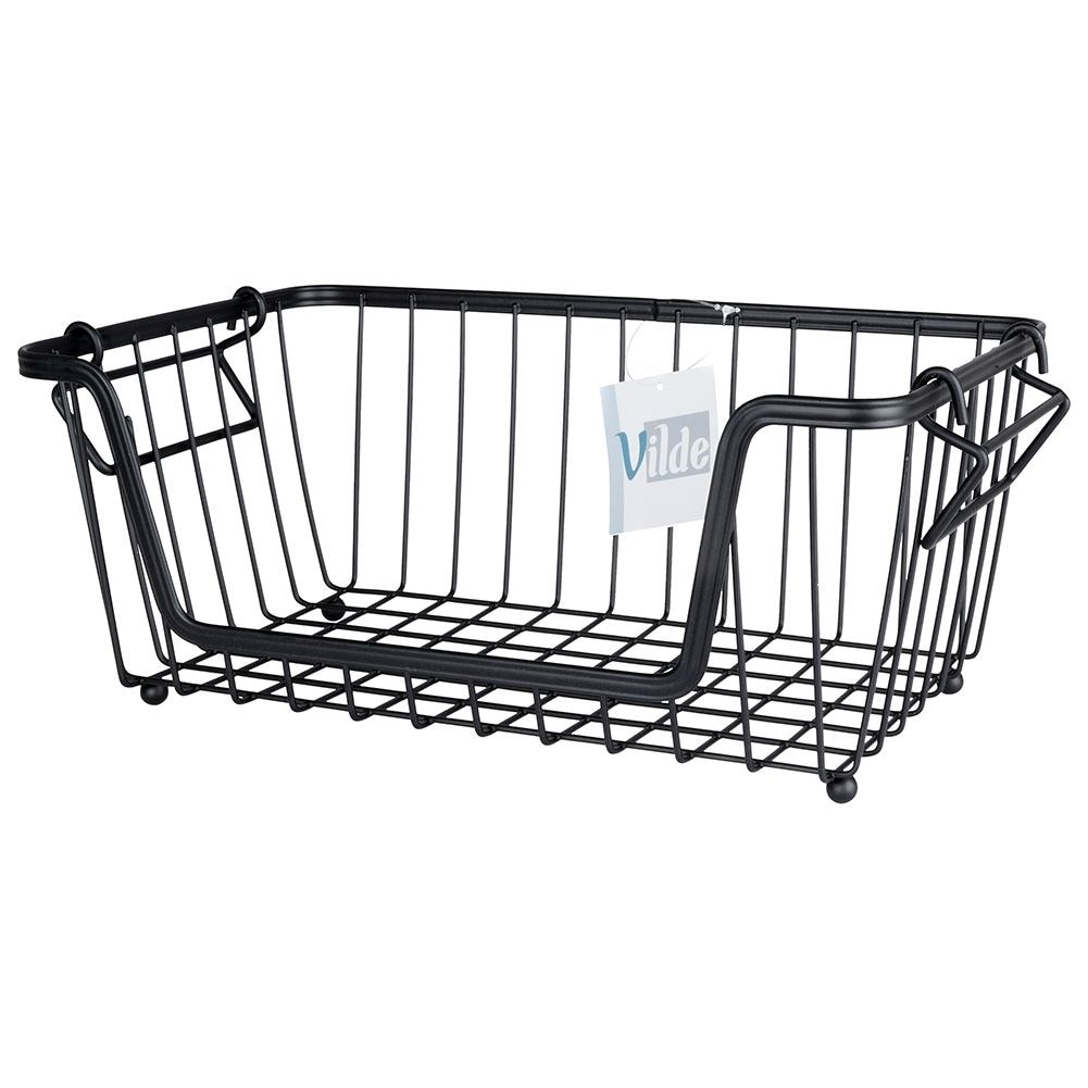 Cos pentru fructe, Vilde, pentru fructe si legume metalic negru loft ...