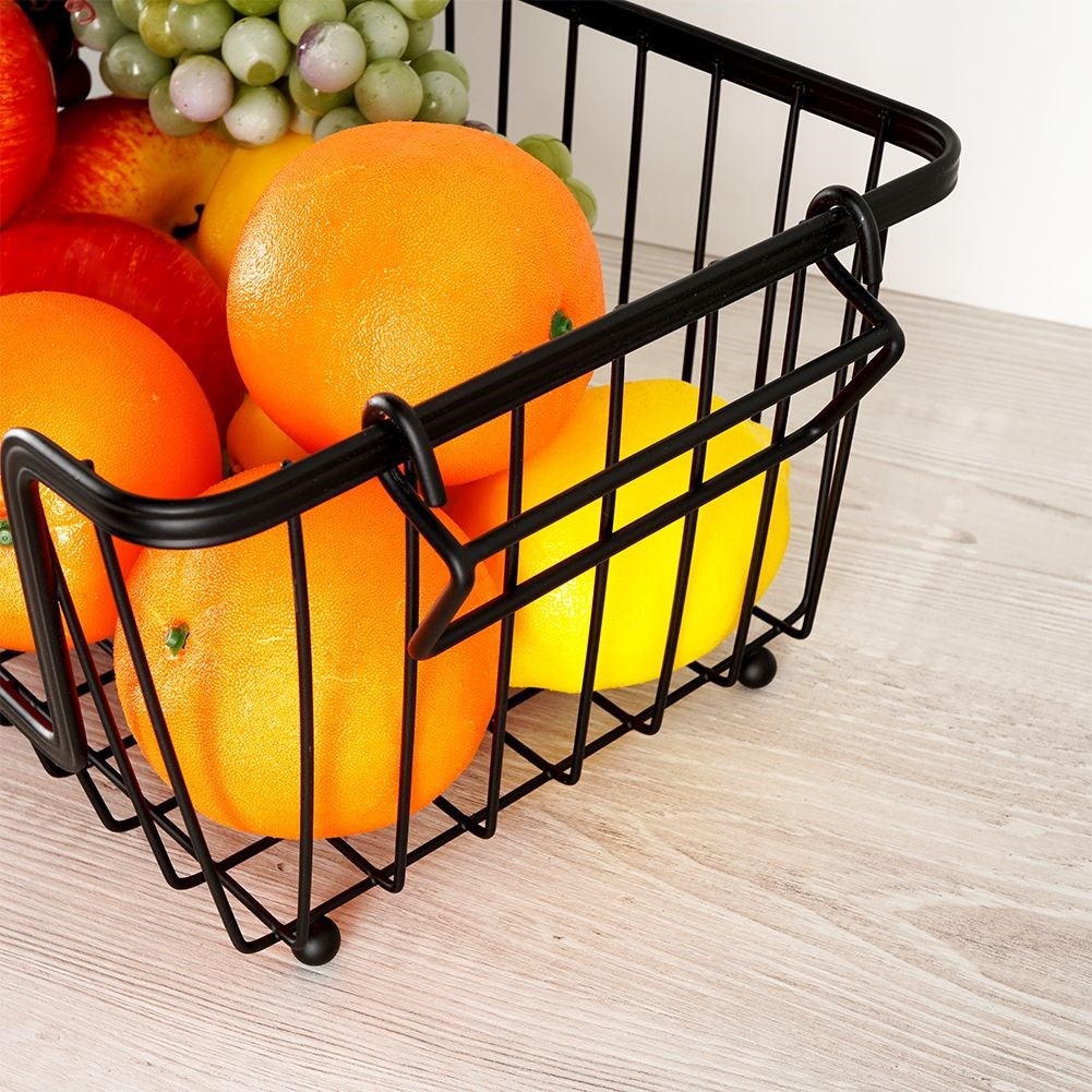 Cos pentru fructe, Vilde, pentru fructe si legume metalic negru loft ...