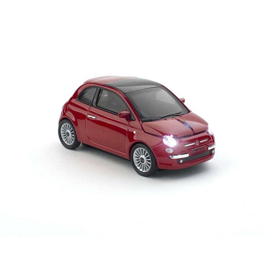 Mouse Fiat 500 wireless - rosu - eMAG.ro