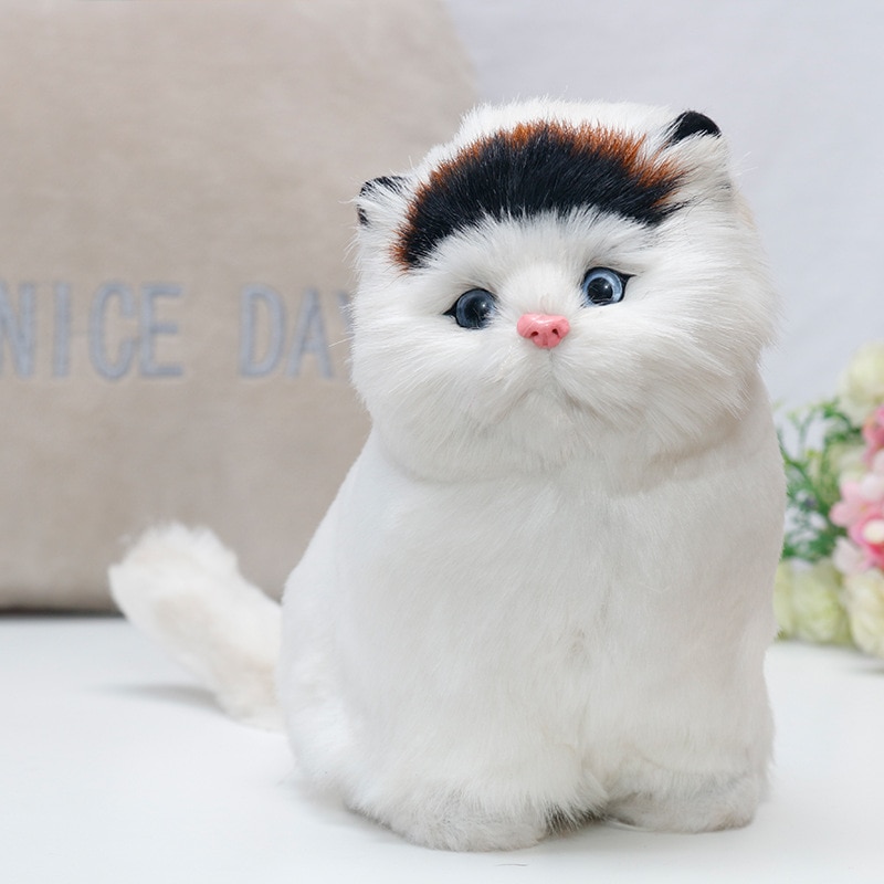 Pisica de plus realista, Sunmostar, Multicolor - eMAG.ro