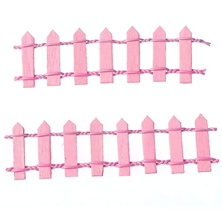 Gardulet decorativ pentru gradina, Sunmostar, Lemn, Roz - eMAG.ro