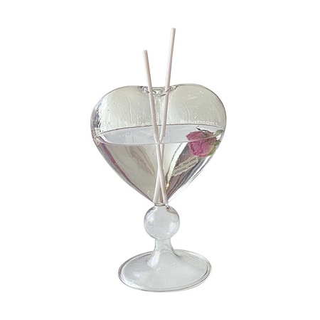 Vaza, Sunmostar, Sticla, Forma de inima, Transparent - eMAG.ro