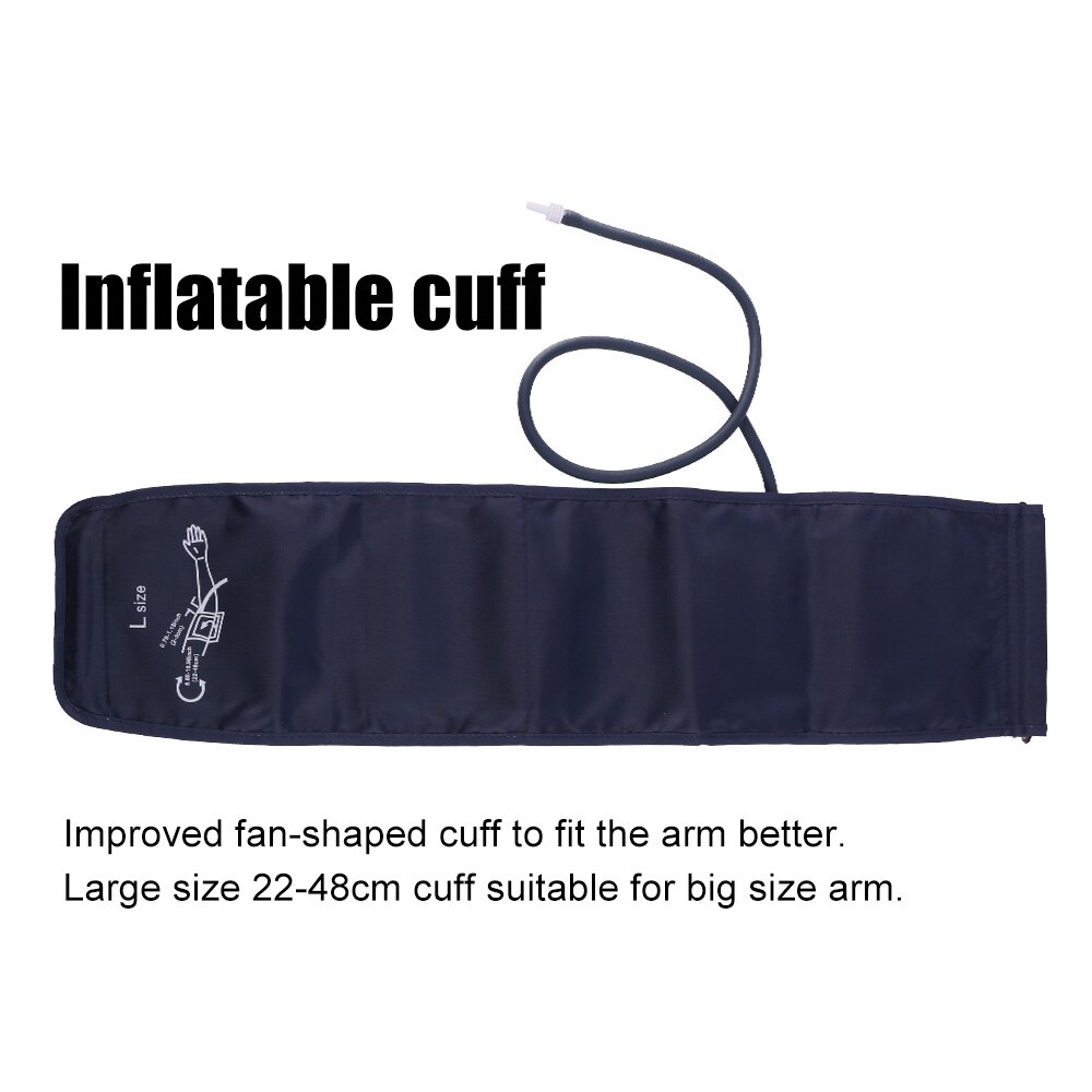 Manseta pentru tensiometru de brat, Sunmostar, 48 cm, Negru, L - eMAG.ro