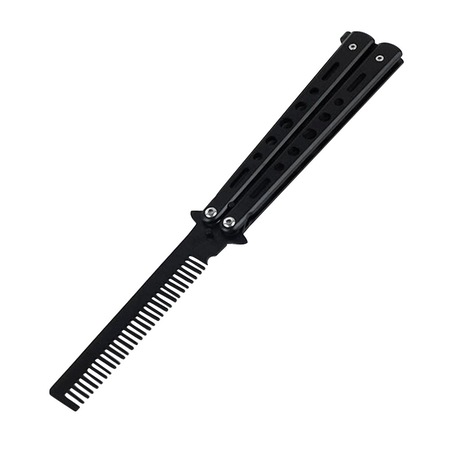 Pieptene fluture, Sunmostar, Inox, 22cm, Negru - eMAG.ro