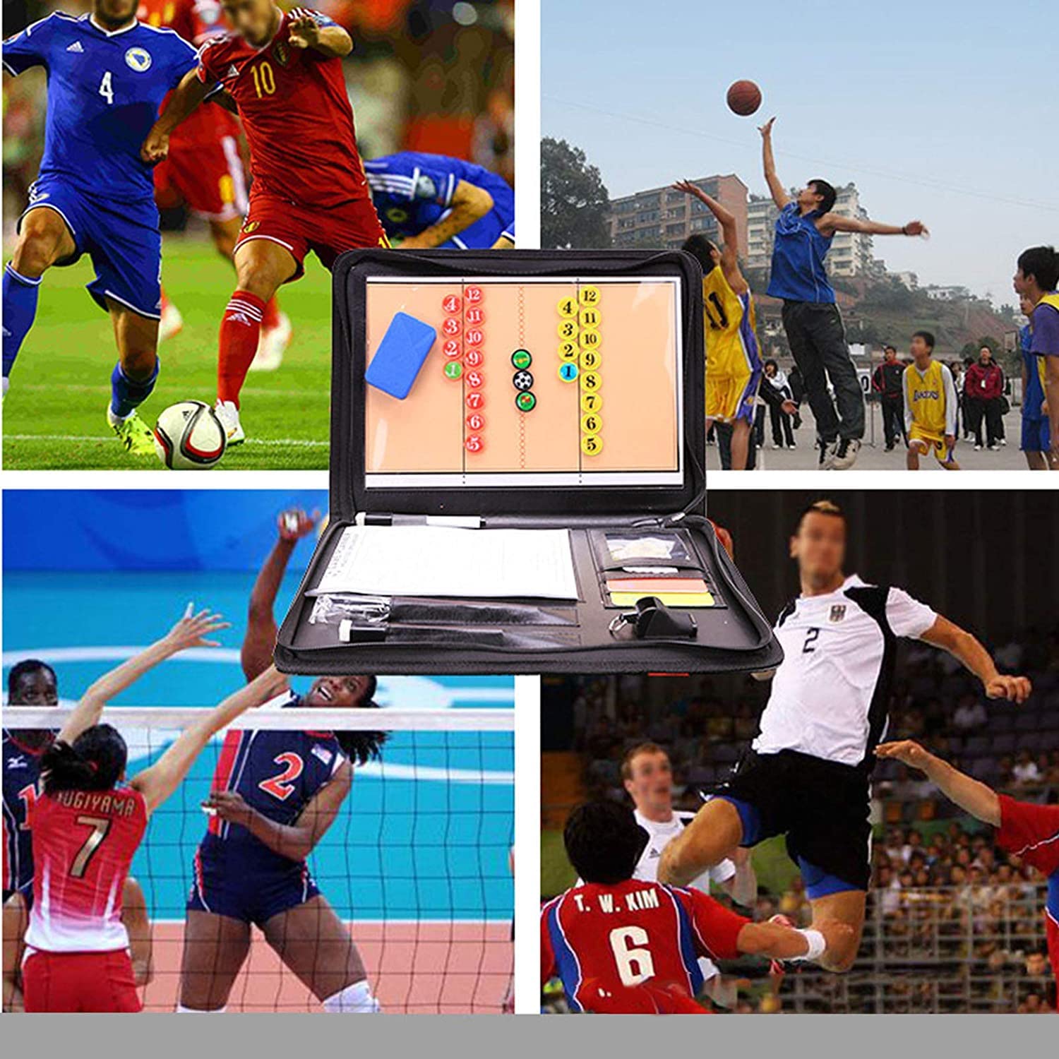 Комплект карти с тактическа дъска, WALALLA, 4в1, Многоцветна - eMAG.bg