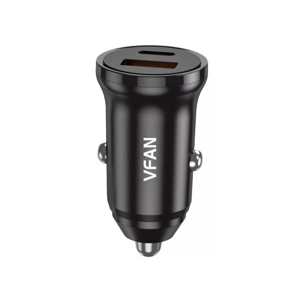 Autós Töltő Vipfan C03 Szivartöltő Fej Usb Type C Usb C 30w