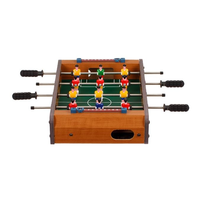 Mini minge de fotbal, Lemn, 34x22x6,8 cm - eMAG.ro