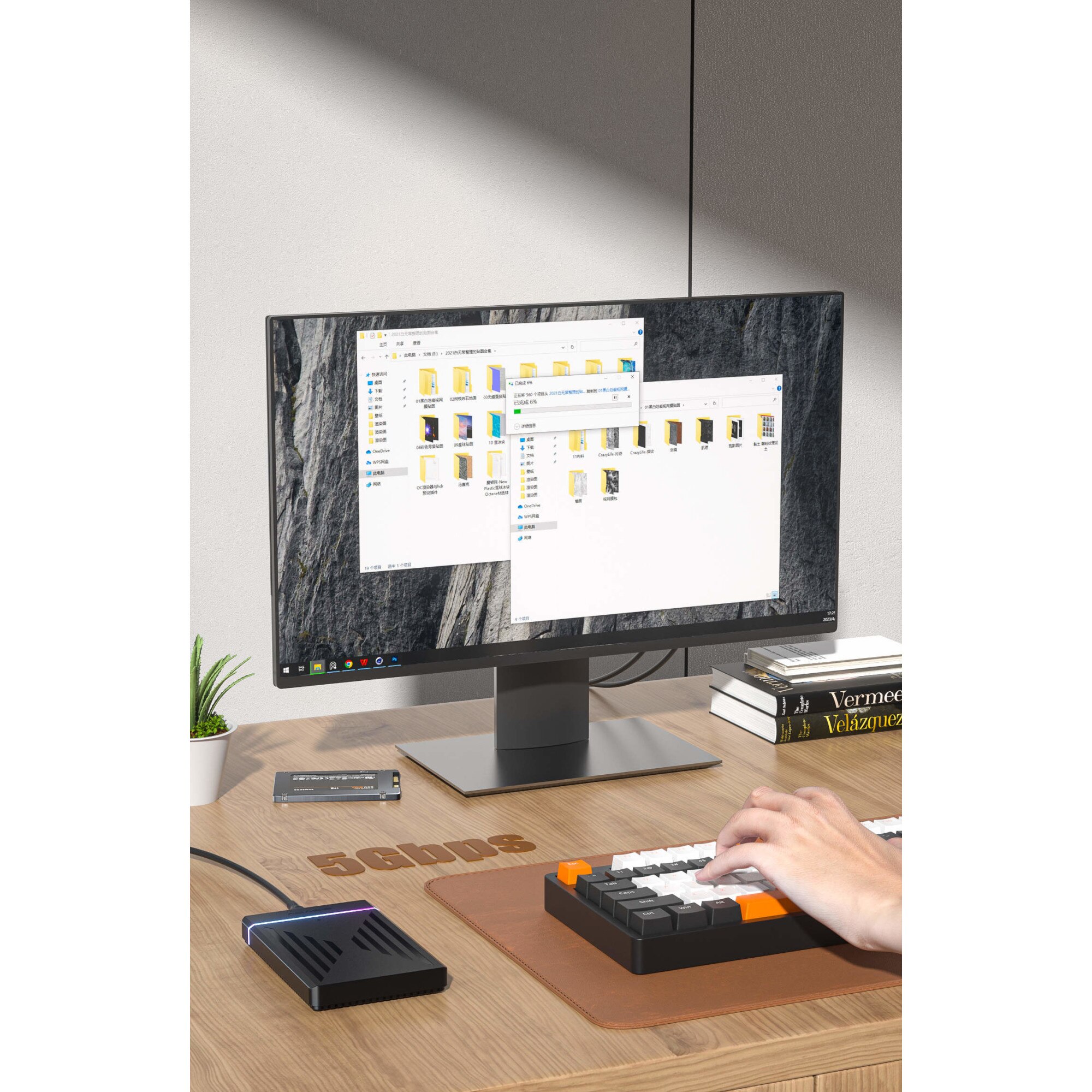 Acasis SSD Rack Case 2,5 инча, USB 3.0 интерфейс, скорост на трансфер ...