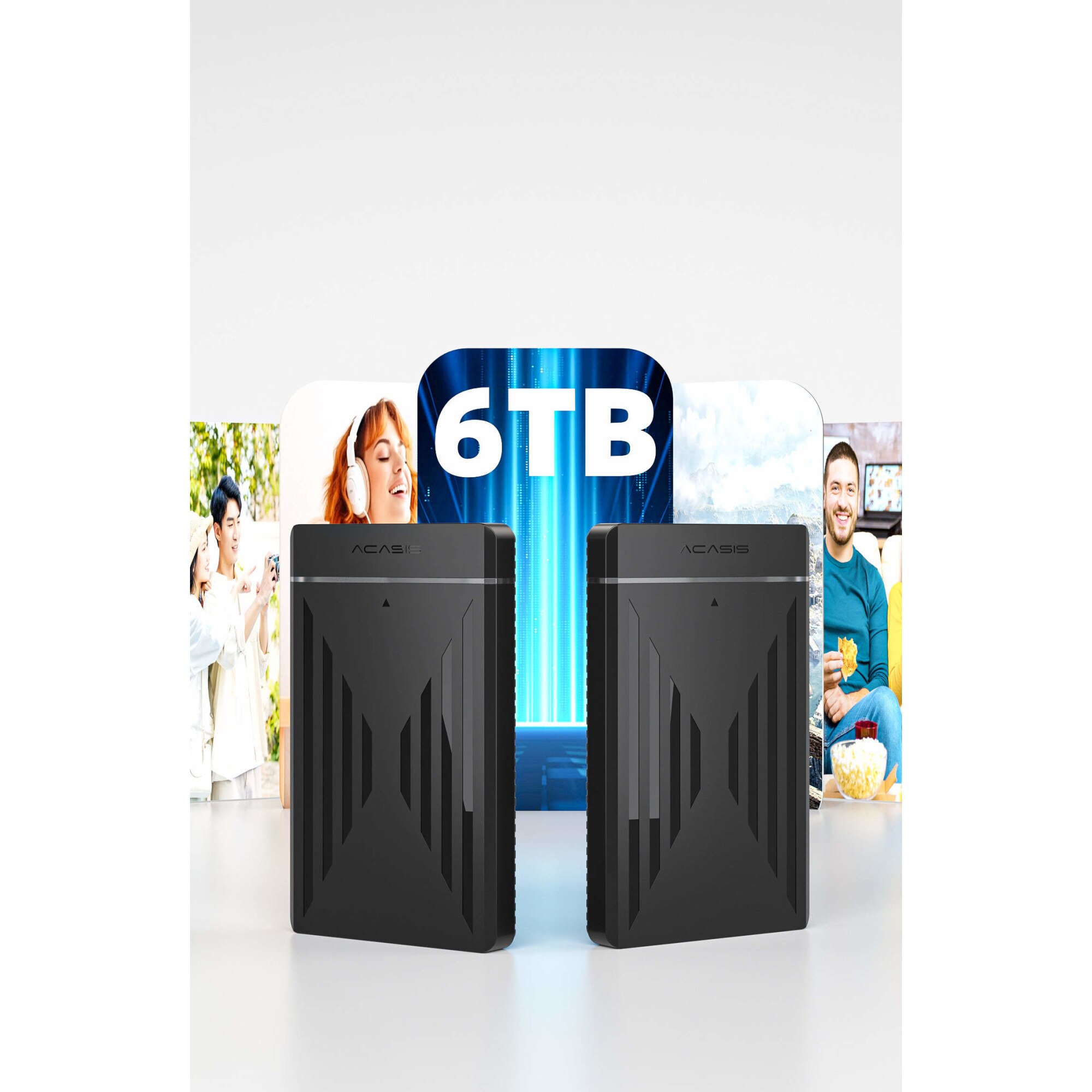 Acasis SSD Rack Case 2,5 инча, USB 3.0 интерфейс, скорост на трансфер ...