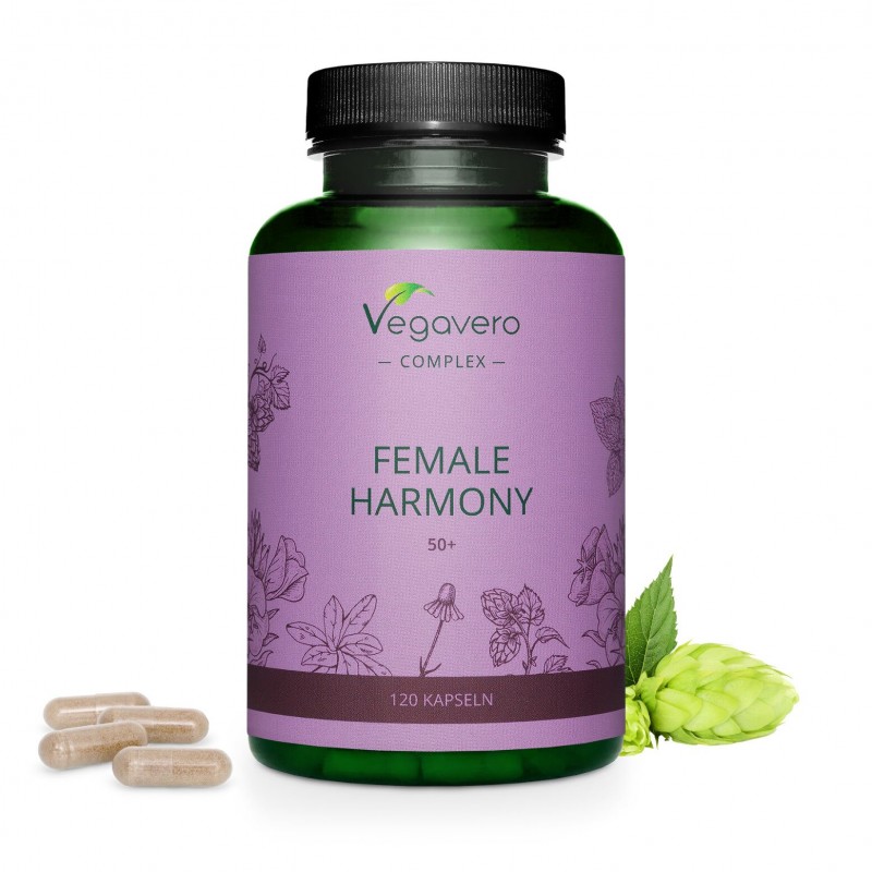 Vegavero Female Harmony 50+ Complex 120 Kapszula menopauza esetén - eMAG.hu