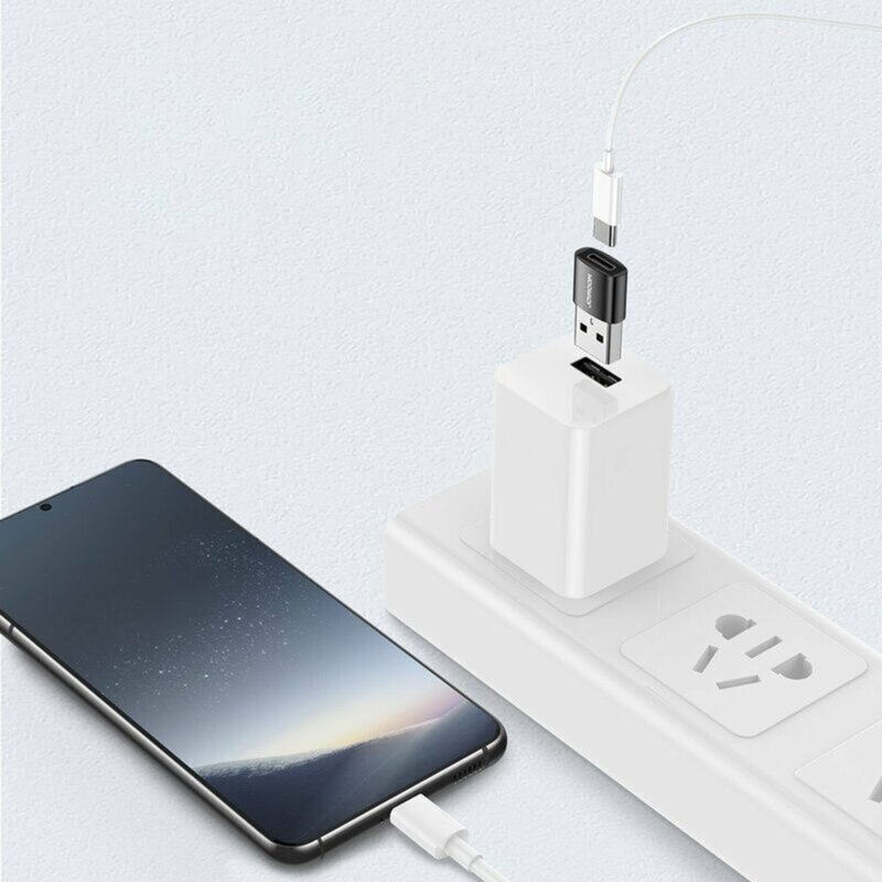 Комплект от 2 адаптера Usb Type C женски към Usb A мъжки за пренос на