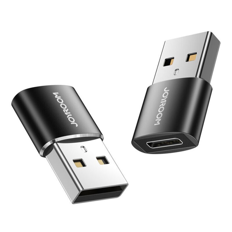 Комплект от 2 адаптера USB Type-C женски към USB A мъжки, за пренос на ...