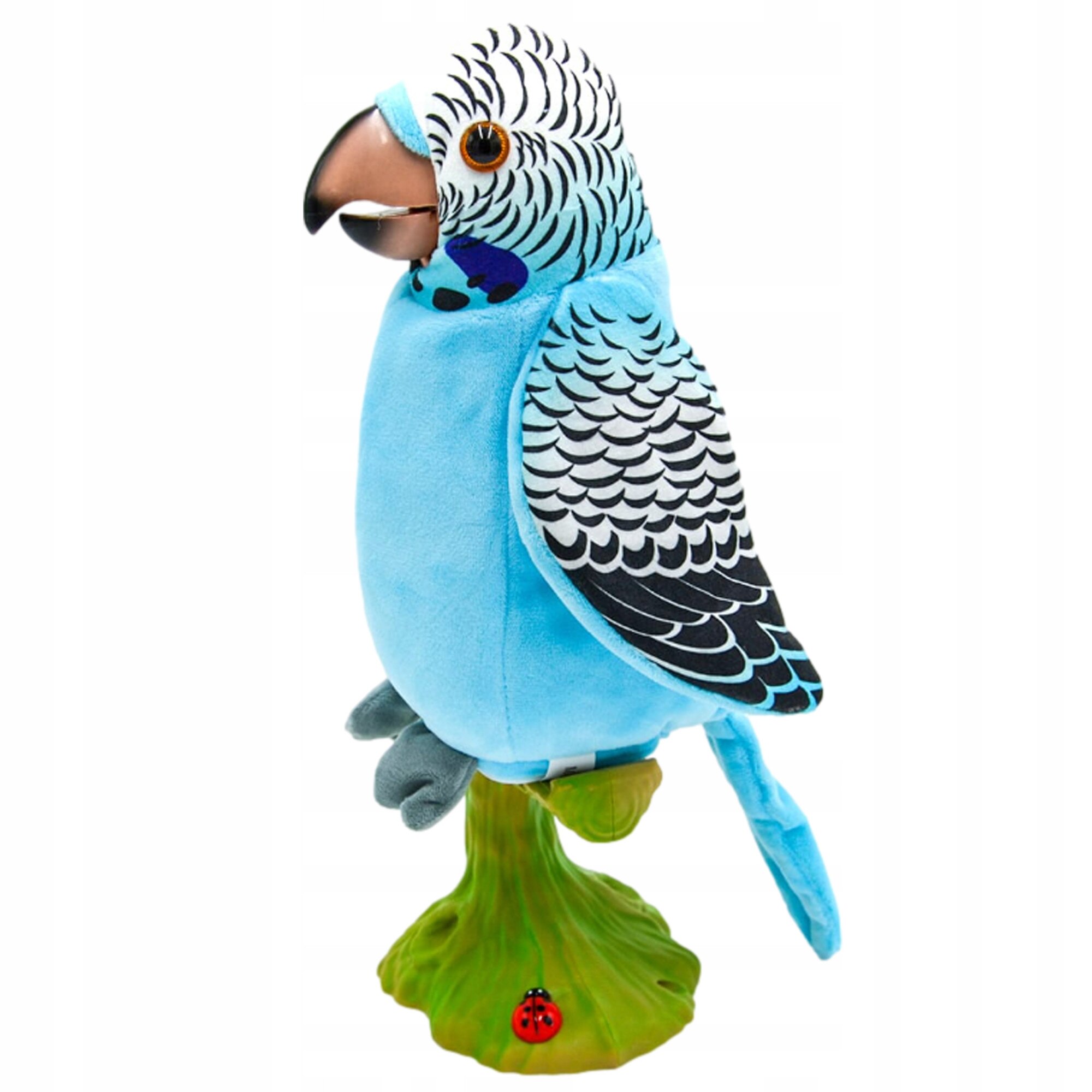 Jucarie interactiva, plastic/plush, Papagal, Repeta cuvinte, Danseaza ...