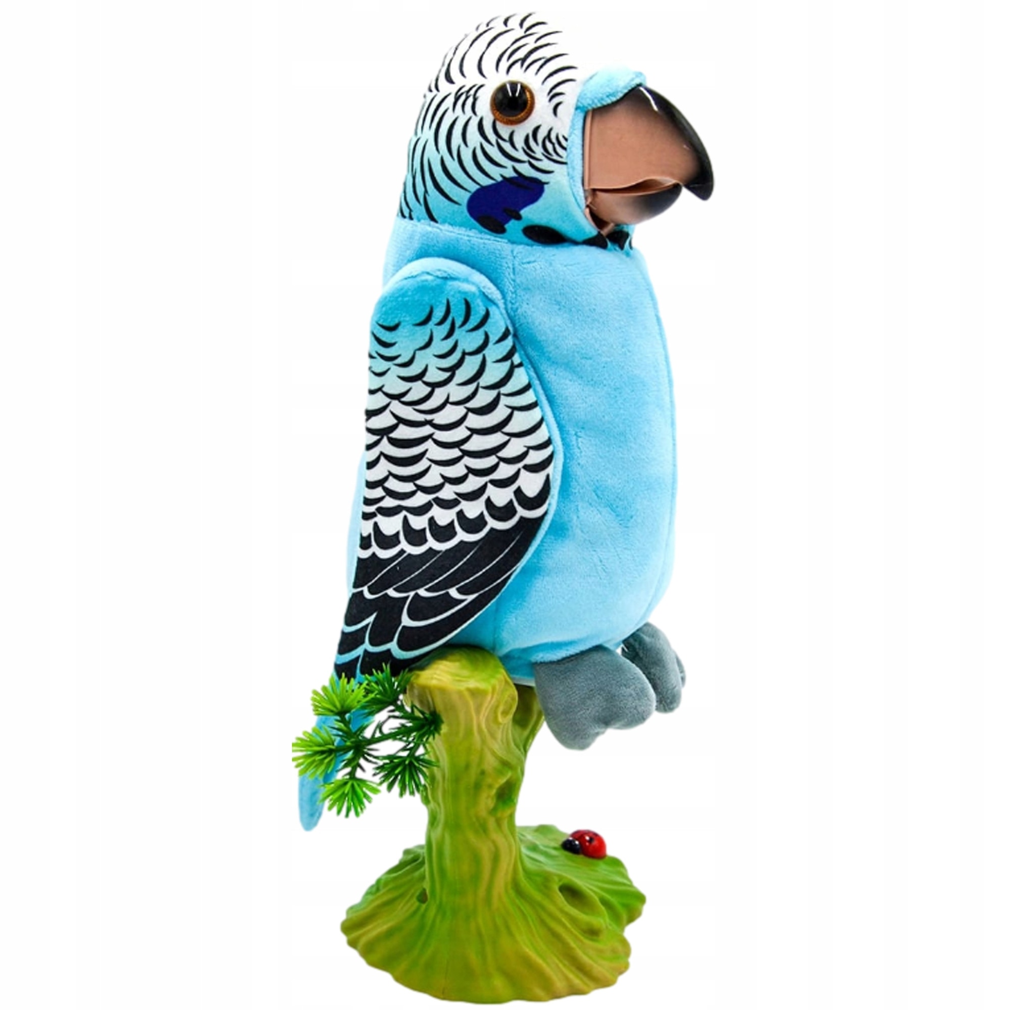 Jucarie interactiva, plastic/plush, Papagal, Repeta cuvinte, Danseaza ...