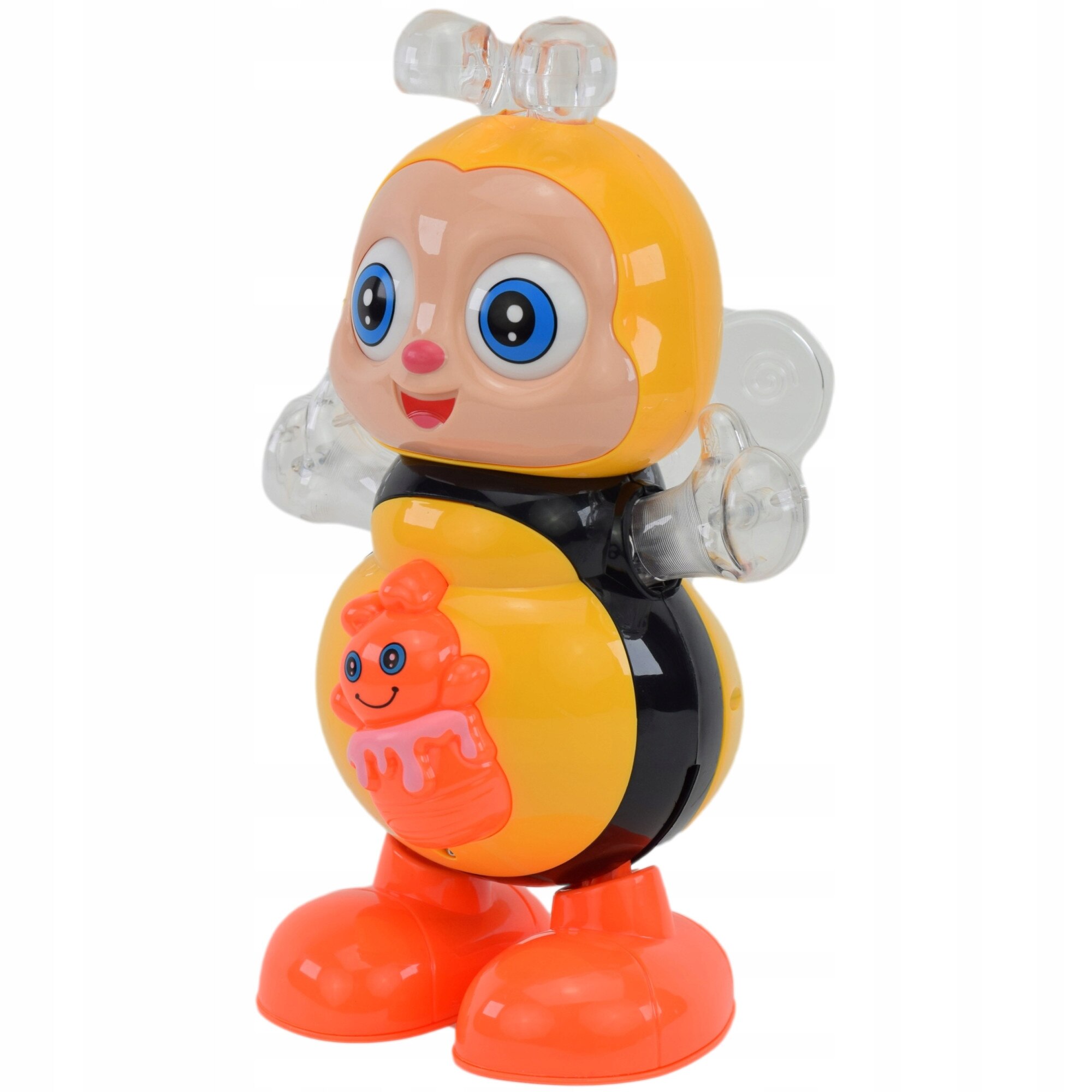 Интерактивна играчка, пластмасова/плюшена, пчела, танцува, пее, жълто ...