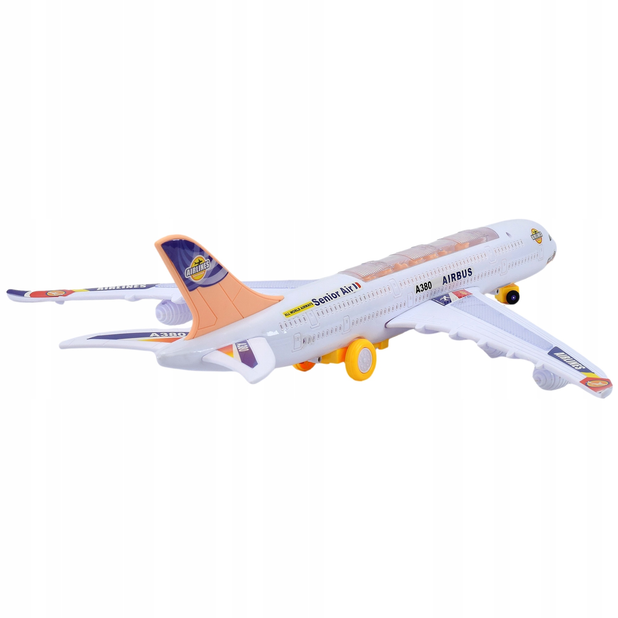 Интерактивна играчка, пластмаса, пътнически самолет, шофиране, игра ...