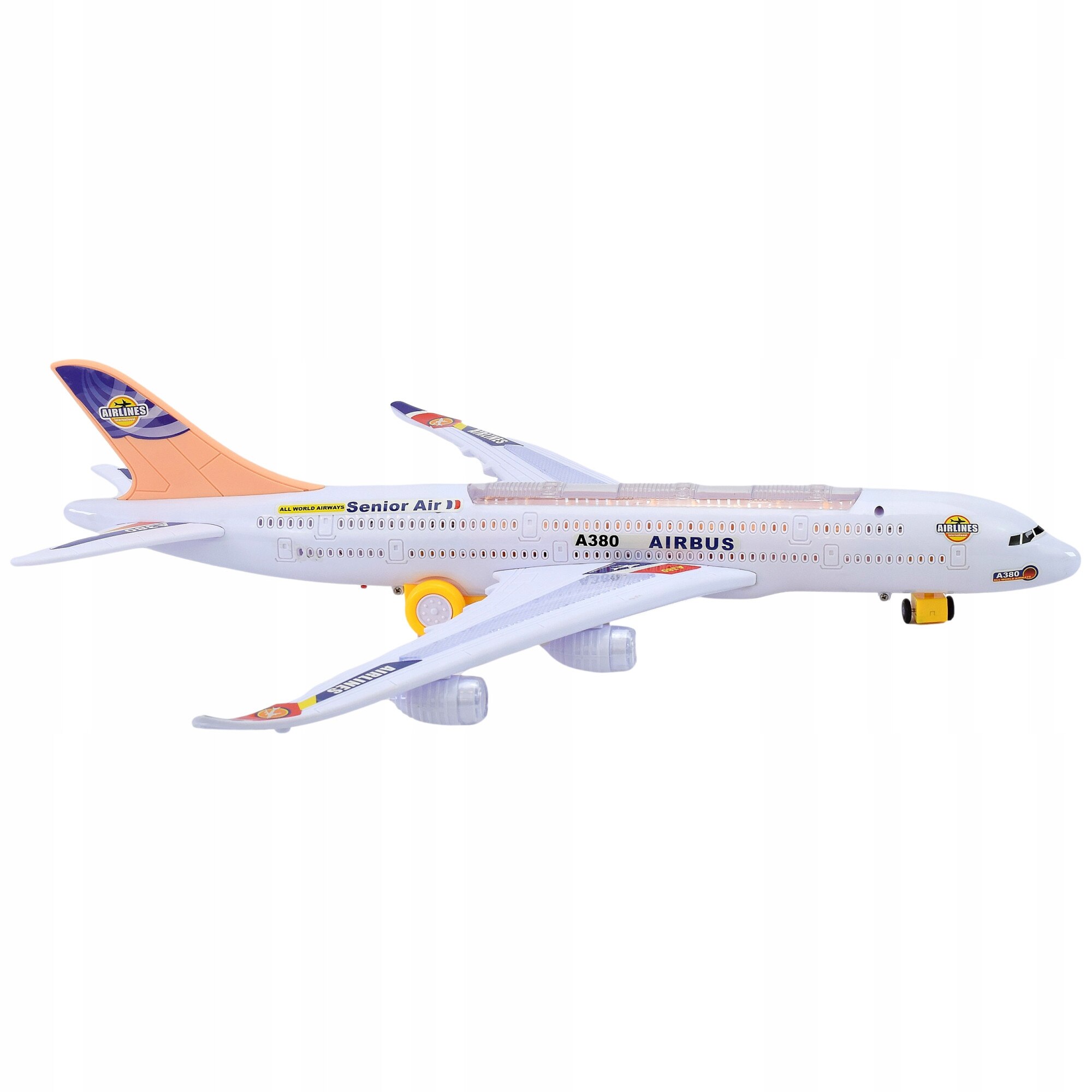 Интерактивна играчка, пластмаса, пътнически самолет, шофиране, игра ...