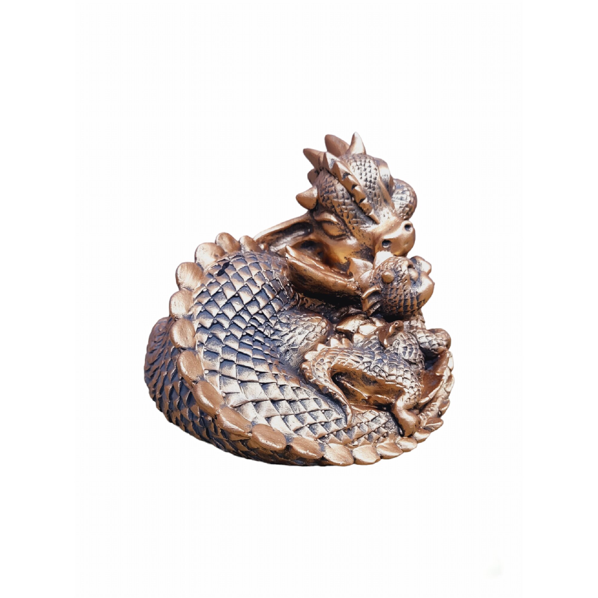Pusculita Dragon cu pui, h 16 cm - eMAG.ro
