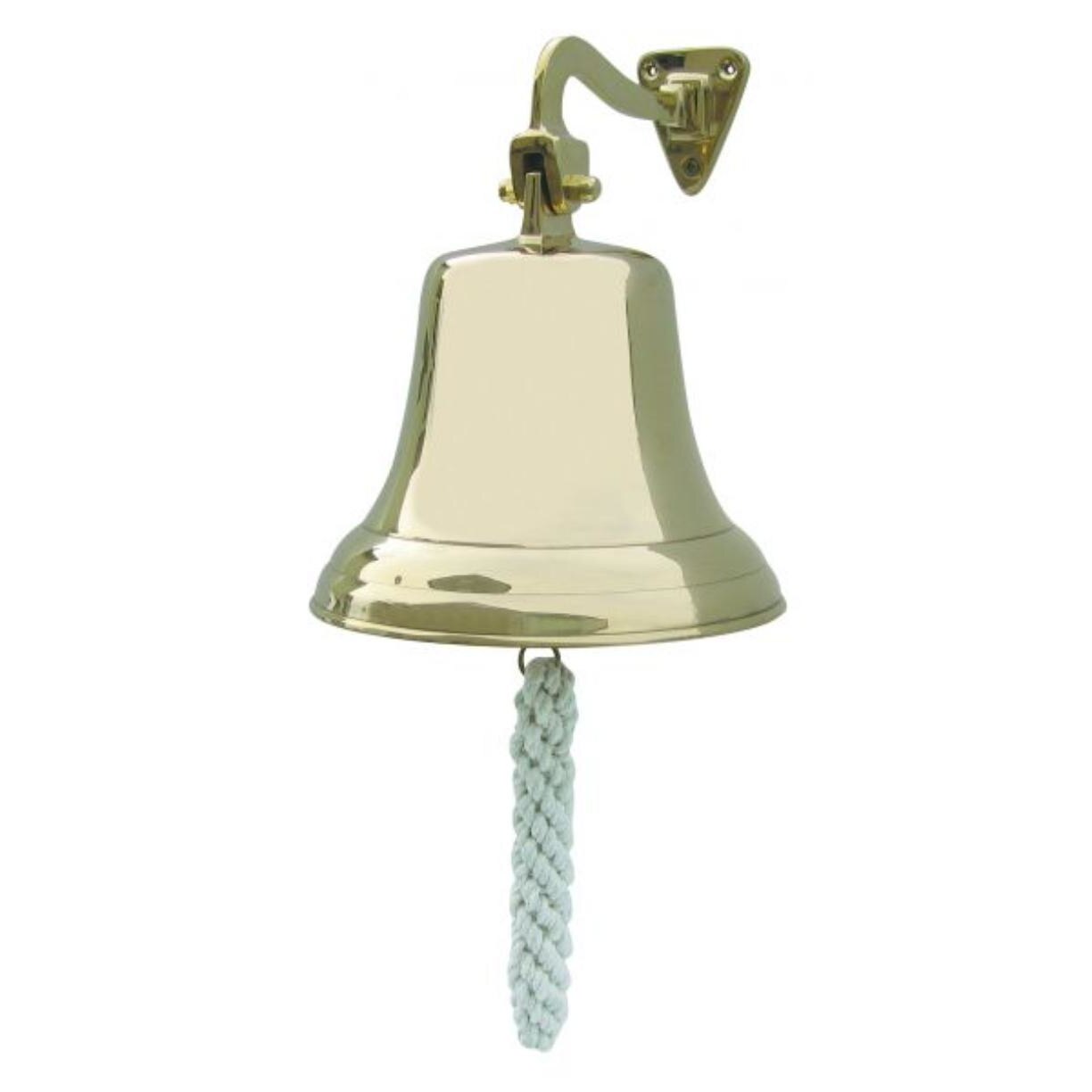 Clopot din alama, fixare perete, Ø 17.5cm - eMAG.ro