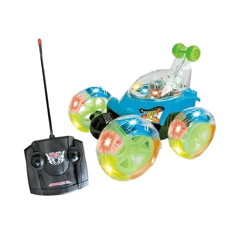 Masina cu Telecomanda Tornado King Car, cu 6 Roti, Efecte Luminoase si ...