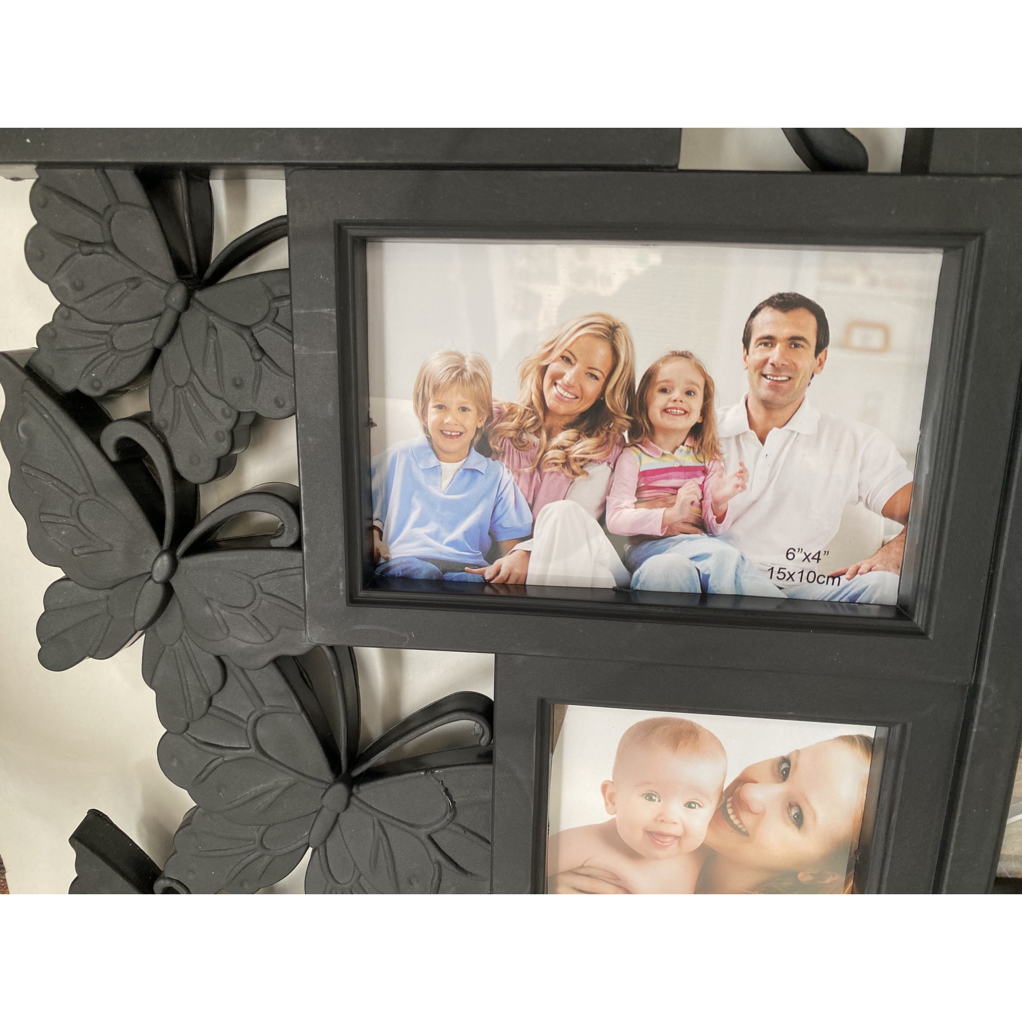 Rama foto, perete, 11 poze negru, 49x63 cm - eMAG.ro