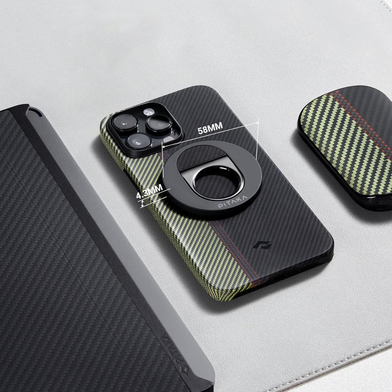 Inel Magnetic Pitaka pentru telefon Fusion Weaving MagEZ Overture - eMAG.ro