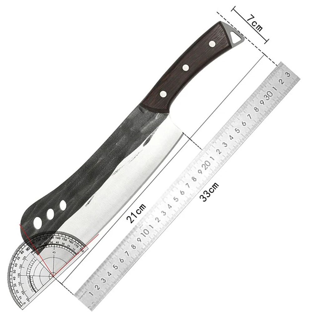 Cutit profesional din Otel Inoxidabil cu Maner Ergonomic, Antiaderent ...