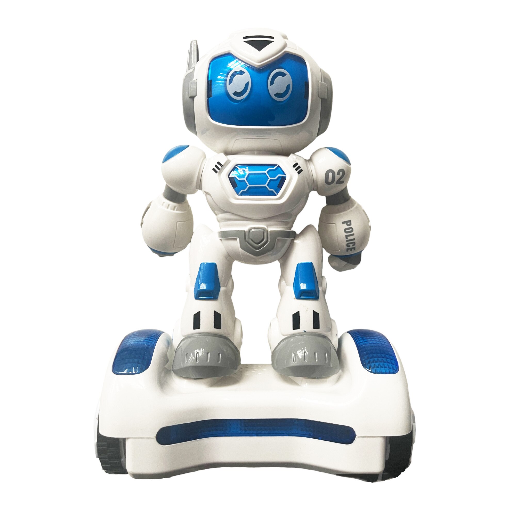 Robot Politist pe Skater cu 3 sageti, Rotire 360 grade, cu Sunete si ...