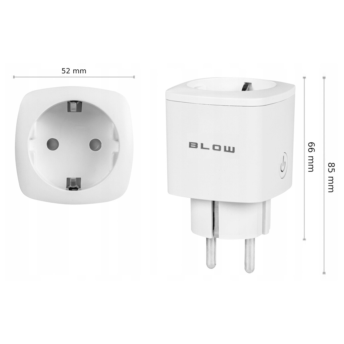Priza inteligenta, Blow, Smart Wifi, Alb - eMAG.ro