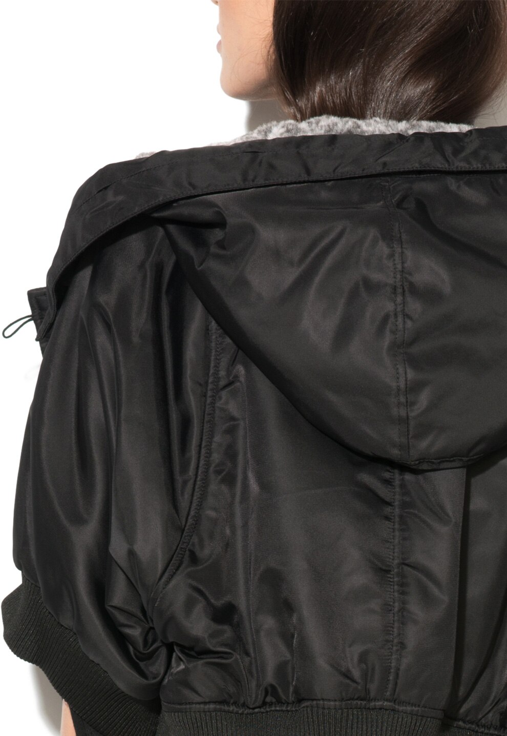 Diesel Black Gold Geaca scurta neagra cu vatelina Wokoro 40 - eMAG.ro