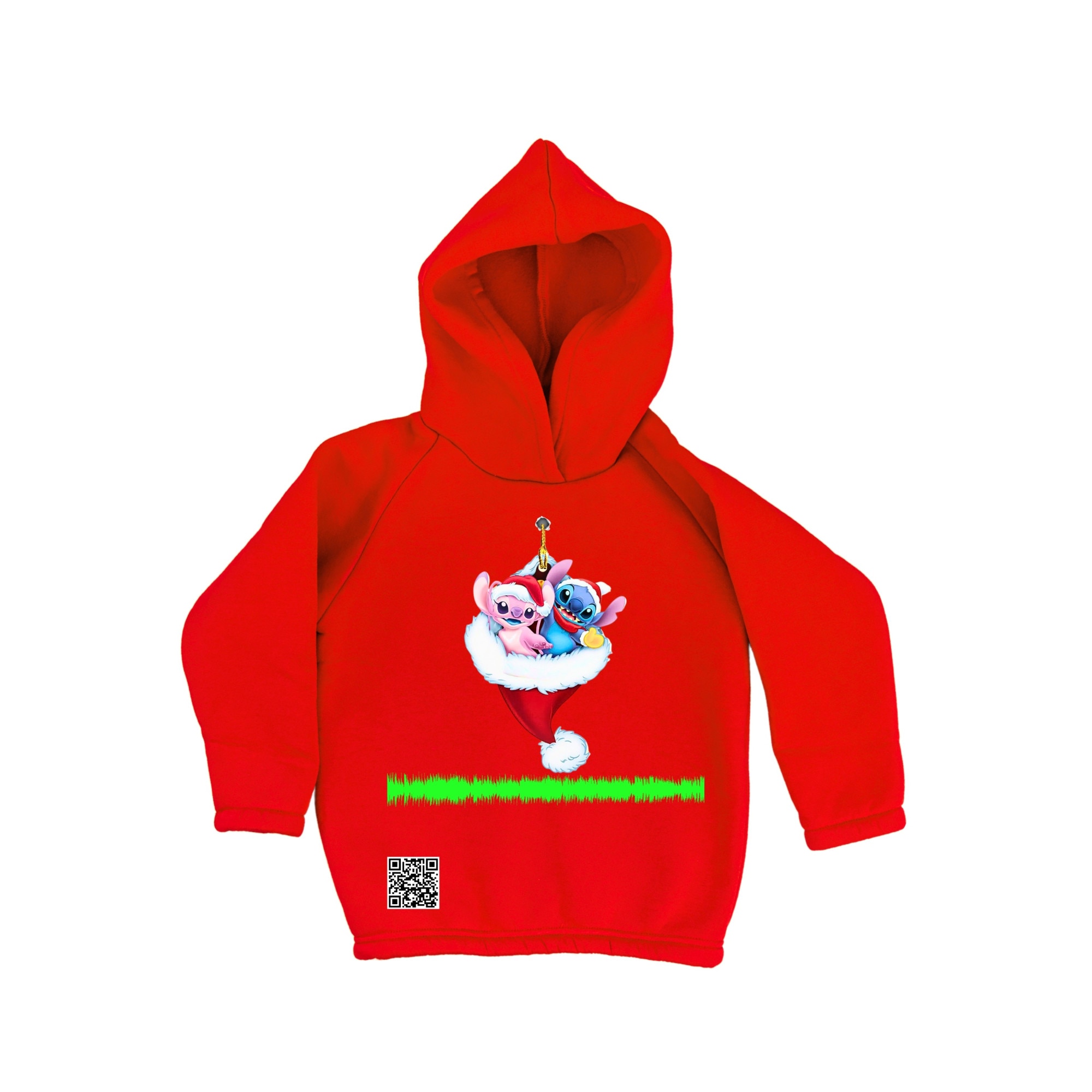 Bluza copii Craciun, Stitch&Angel, 12-18, ani, bumbac, rosu - eMAG.ro