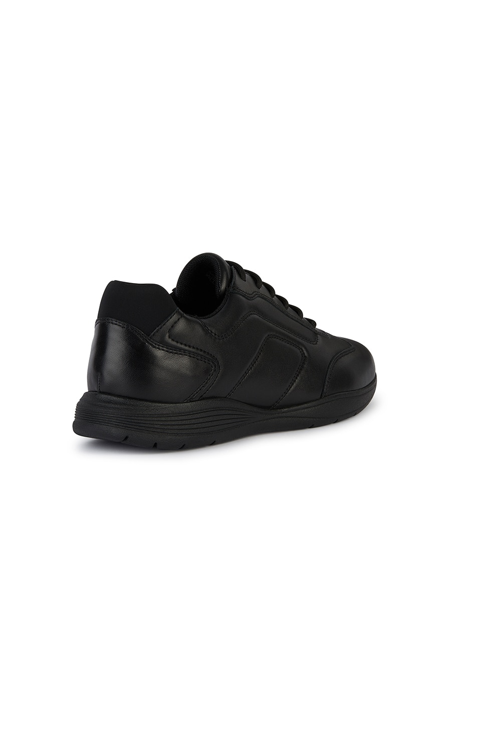Geox, Pantofi sport low-cut din piele cu segmente din material sintetic ...