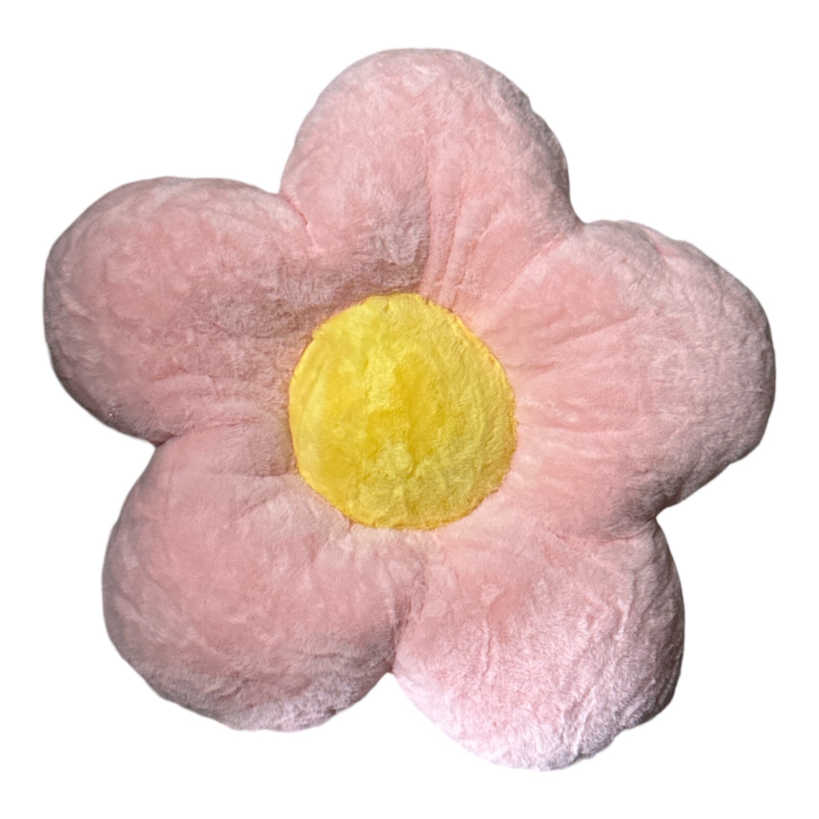 Perna decorativa de plus, model floare, roz, 48 cm - eMAG.ro