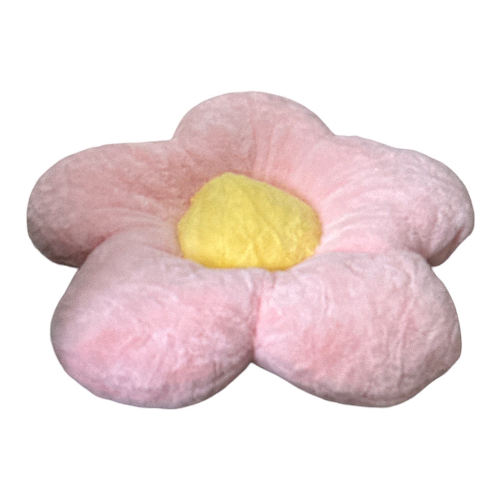 Perna decorativa de plus, model floare, roz, 48 cm - eMAG.ro