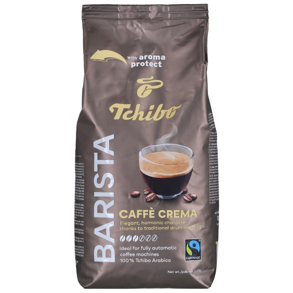Cafea boabe Tchibo Barista Caffe Crema, 1 Kg - eMAG.ro