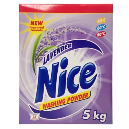 Detergent de rufe pudra, NICE, Lavanda, 62 Spalari, 5 kg - eMAG.ro