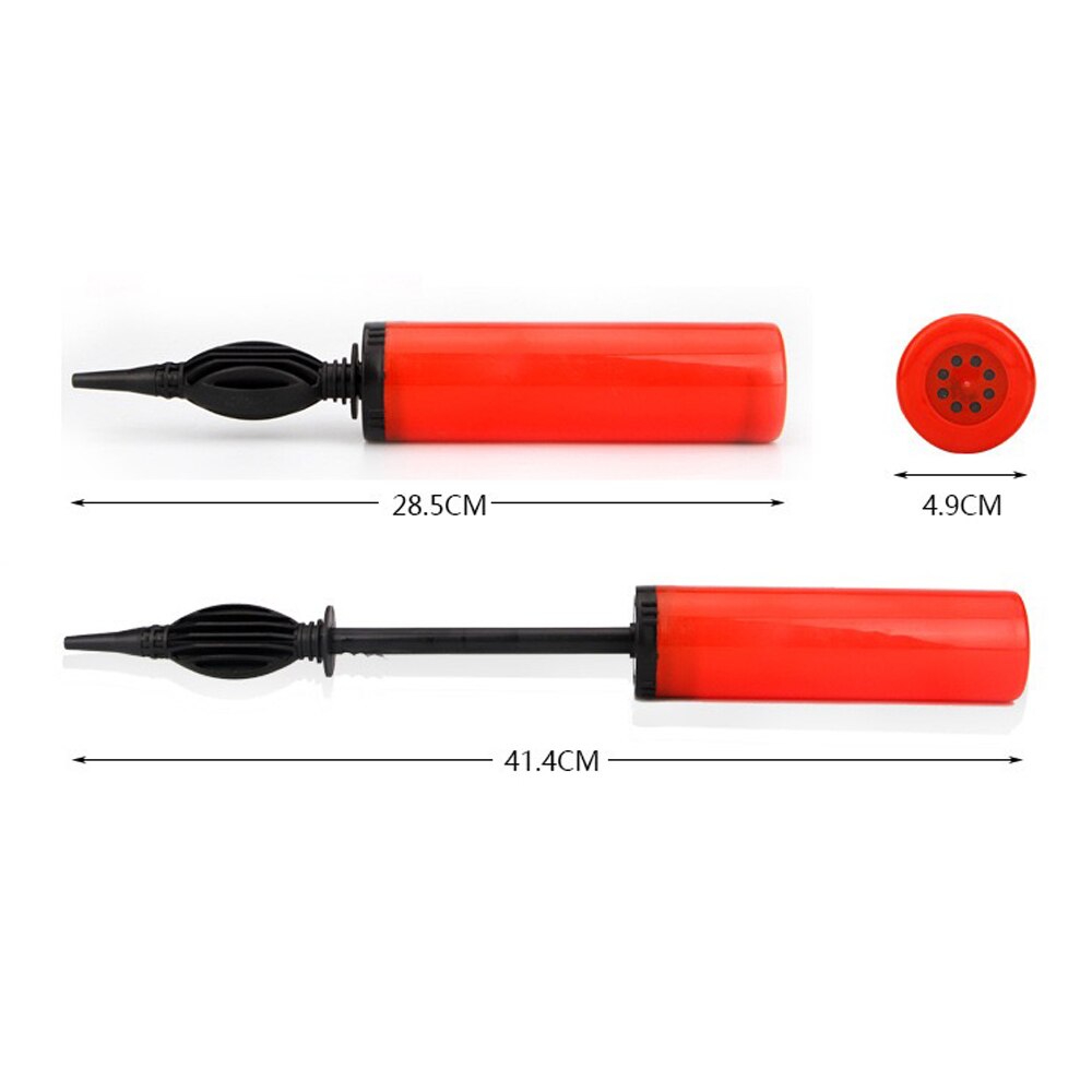 Pompa pentru umflat baloane, NEW HUAAO, Plastic, Negru/Rosu - eMAG.ro