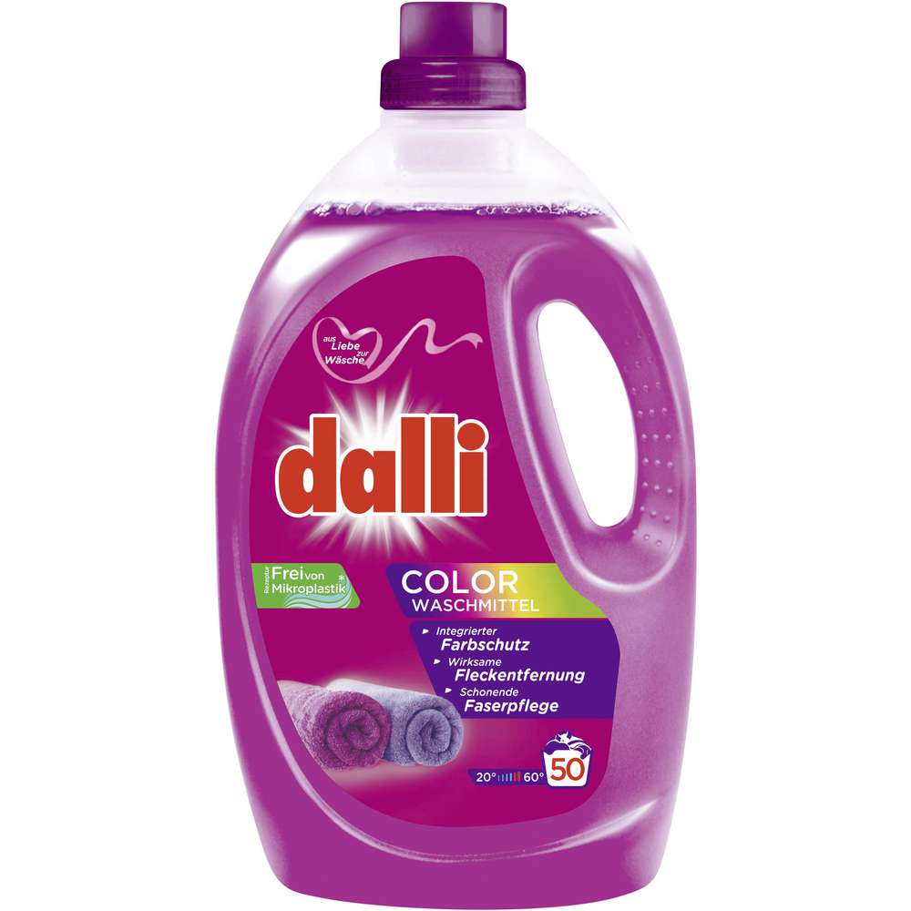 Detergent de rufe gel Dalli, Color, 50 spalari, 2.75 L - eMAG.ro