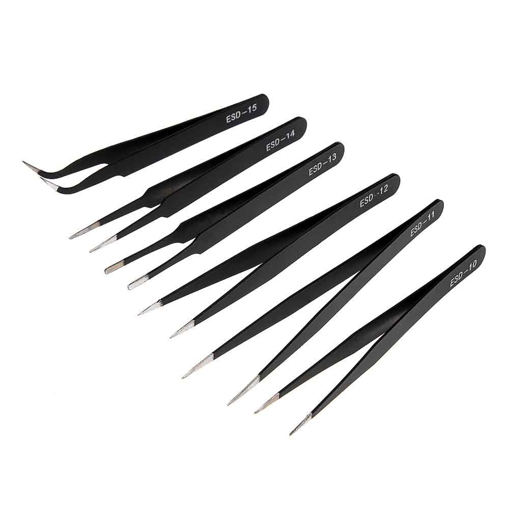 Set 6 pensete, ELEKTROWEB, Inox, Negru - eMAG.ro