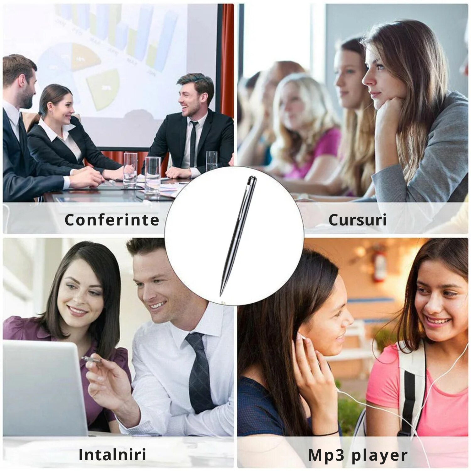 Reportofon spion integrat in pix, EJ PRODUCTS, model B12, 16gb ...