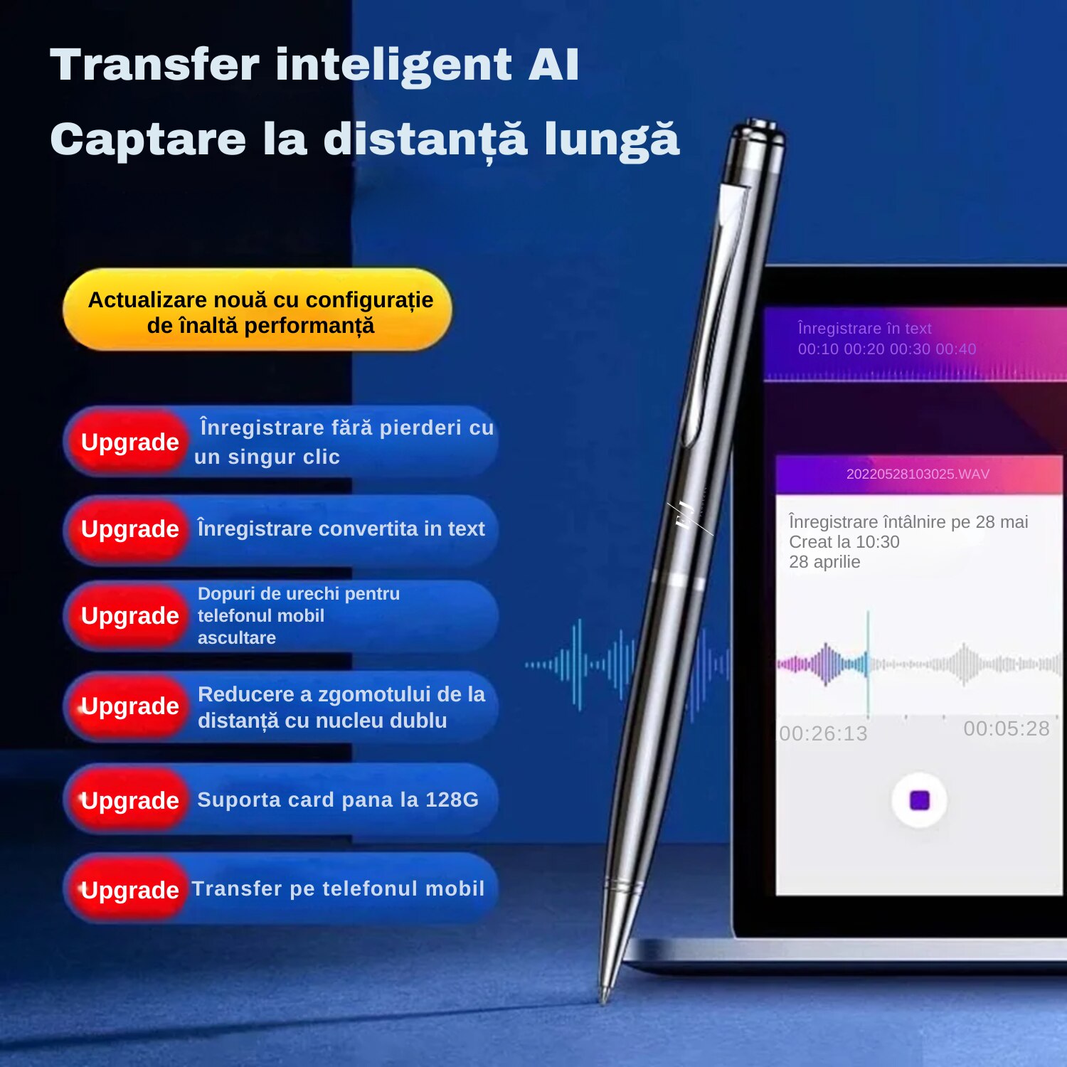 Reportofon spion integrat in pix, EJ PRODUCTS, model B12, 16gb ...