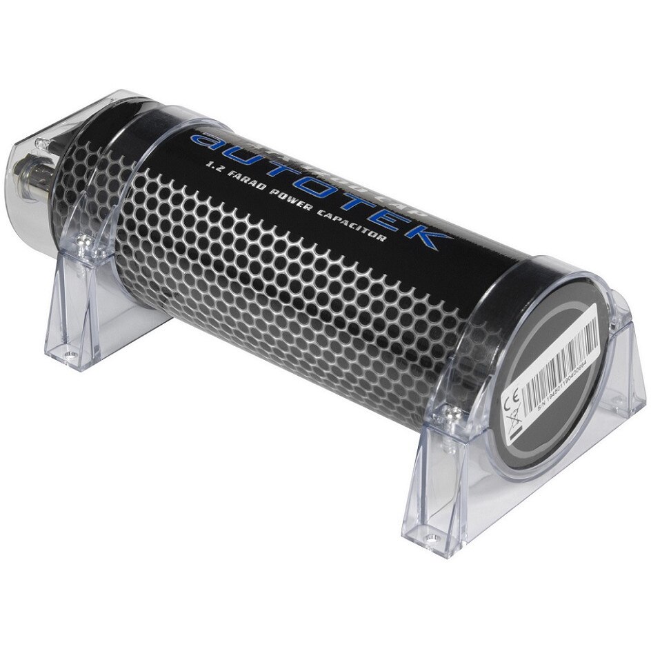 Condensator Auto 1, 2 Farazi Autotek ATX1200CAP Afisaj Digital, Rosu ...